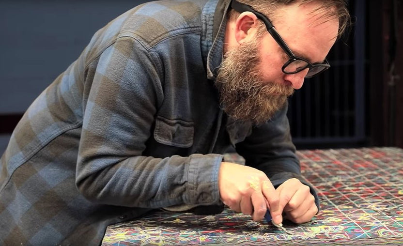 David Allan Peters' Carved Paintings Are Too Gratifying Not to Touch ...