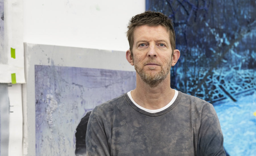 Michael Raedecker - 'I chose to combine ‘high’ painting with ‘low’ cra ...